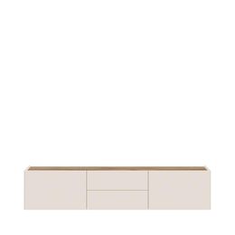 TV-Board Places of Style "Sky45" Sideboards Gr. B/H/T: 176 cm x 37 cm x 47 cm, Breite 176 cm, 2, beige (cashmere farbe) TV-Lowboards Lackiert mit wasserbasiertem UV-Lack