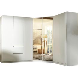 Schrank-Set Rauch "Nidda" Kastenmöbel-Sets Gr. B/H/T: 253 cm x 197 cm x 208 cm, weiß Schranksysteme und Schrankserien mit griffloser Front