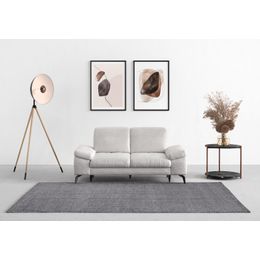 Sit & More 2-Sitzer SIT & MORE "Cabana", silber, B:191cm H:84cm T:123cm, 95% Polyester, 5% Polyamid, Sofas, Breite 191 cm, wahlweise mit Sitztiefen- und Kopfteilfunktion