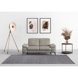 Sit & More 2-Sitzer SIT & MORE "Cabana", grau (steel), B:191cm H:84cm T:123cm, 95% Polyester, 5% Polyamid, Sofas, Breite 191 cm, wahlweise mit Sitztiefen- und Kopfteilfunktion