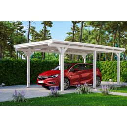 Skan Holz Einzelcarport SKANHOLZ "Emsland" Carports Gr. H: 223 cm, weiß versch. Farben