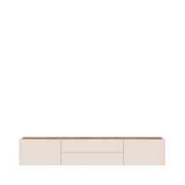 TV-Board Places of Style "Sky45" Sideboards Gr. B/H/T: 206 cm x 56 cm x 47 cm, Breite 206 cm, 2, beige (cashmere farbe) TV-Lowboards Lackiert mit wasserbasiertem UV-Lack