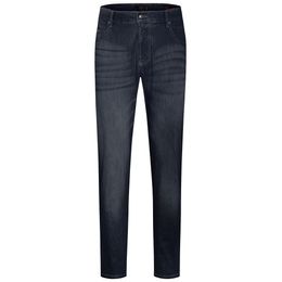 5-Pocket-Jeans Bugatti Gr. 33, Länge 32, blau (marine) Herren Jeans 5-Pocket-Jeans mit Used-Waschung