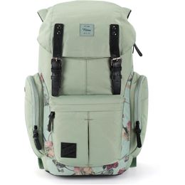 Freizeitrucksack Nitro "Daypacker" Gr. B/H/T: 30 cm x 46 cm x 18 cm, grün (dead flower) Rucksäcke Handgepäck mit Laptopfach, Schulrucksack, Wanderrucksack oder Streetpack