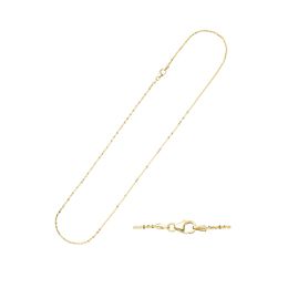 Goldkette Jobo "Criss-Cross-Kette" Halsketten Gr. Gelbgold 333, Länge: 42 cm, goldfarben (gelbgold 333) Damen Goldketten 333 Gold 42 cm 1,3 mm