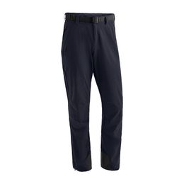 Funktionshose Maier Sports "Naturno" Gr. 52, Normalgrößen, blau (dunkelblau) Herren Hosen Wanderhosen Outdoorhose, robuste Trekking-Hose, 3 Taschen und Gürtel