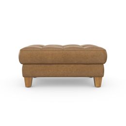 Sit & More Stauraumhocker SIT&MORE "Westham" Hocker Gr. B/H/T: 101 cm x 47 cm x 66 cm, Microfaser, mit Federkern-mit Stauraum, braun (cognac) Hocker mit Stauraum wahlewise mitohne Federkern