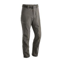 Funktionshose Maier Sports "Nil" Gr. 46, Normalgrößen, braun (schlamm) Herren Hosen Wanderhose, atmungsaktive Outdoor-Hose mit Roll up Funktion