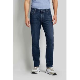 5-Pocket-Jeans Bugatti Gr. 33, Länge 32, blau (blaugrau) Herren Jeans 5-Pocket-Jeans mit Used-Waschung