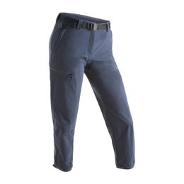 Funktionshose Maier Sports "Lulaka 7/8" Gr. 34, Normalgrößen, grau, Damen, 90% Polyamid, 10% Elasthan, Hosen, Damen Wanderhose, atmungsaktive und elastische Outdoor-Hose