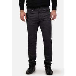 Brühl Stoffhose BRÜHL "York" Gr. 34, EURO-Größen, grau (dunkelgrau) Herren Hosen 5-Pocket-Hose Stoffhosen mit geradem Bein