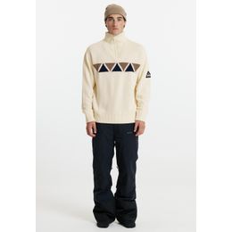 Strickpullover SOS "Aboda", Herren, Gr. M, weiß (sanftes weiß), 50% Polyester, 50% Wolle, mehrfarbig, normal, ohne Ausschnitt, Pullover, mit winddichter Innenschicht