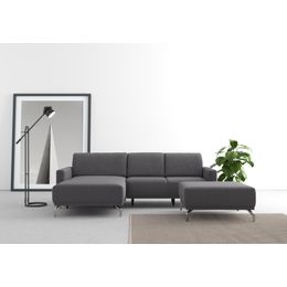 Sit & More Ecksofa SIT & MORE "Bailando L-Form", braun (espresso), B:251cm H:84cm T:163cm, Sofas, Ecksofa, wahlweise mit Kopfteilverstellung und Vorziehsitz, motorisch
