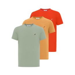 Moxx Paris 3 Pack Crew Neck T-Shirt Herren Gr&ouml;&szlig;e XXL bunt