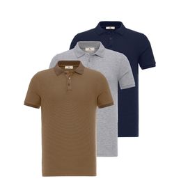 Daniel Hills Shirt Herren Gr&ouml;&szlig;e XL navy / braun / graumeliert
