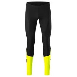 Fahrradhose Gonso "Essential Tight Softshell M" Gr. L, Normalgrößen, gelb (neongelb) Herren Hosen Radhose mit Sitzpolster, Tight fit