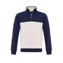 Cool Hill Sweatshirt Herren Gr&ouml;&szlig;e L navy / eierschale