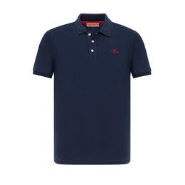 Cool Hill Poloshirt Herren Gr&ouml;&szlig;e XXL navy / rubinrot