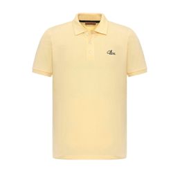 Cool Hill Poloshirt Herren Gr&ouml;&szlig;e L hellgelb / schwarz