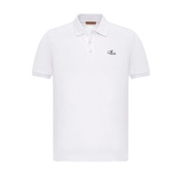 Cool Hill Poloshirt Herren Gr&ouml;&szlig;e L dunkelblau / wei&szlig;