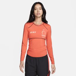 Nike Sportswear Langarmoberteil für Damen - Rot