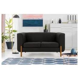 2-Sitzer Inosign "Gaut" Sofas Gr. B/H/T: 160cm x 76cm x 88cm, Struktur, grau (anthrazit) 2-Sitzer