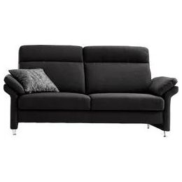 3-Sitzer Home Affaire "Mailand" Sofas Gr. B/H/T: 198cm x 103cm x 89cm, Struktur, ohne Move-Funktion, grau (anthrazit) mit komfortablem Federkern-Sitz, wahlweise Move-Funktion