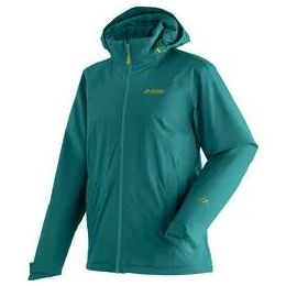 Outdoorjacke Maier Sports "Metor Therm Rec M" Gr. 30, grün (seegrün) Herren Jacken Wanderjacke, atmungsaktiv und wasserdicht, wattierte Regenjacke mit Kapuze