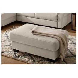 Hocker Home Affaire "Solvei" Gr. B/H/T: 104cm x 45cm x 72cm, Struktur, beige (natur) Hocker mit Stauraum Polsterhocker