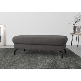 Sit & More Hockerbank SIT & MORE "Cinturo", grau (fango), B:131cm H:48cm T:67cm, Hocker, mit Federkern, Sitzh&ouml;he 48 cm