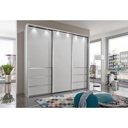 Schwebetürenschrank Wiemann "Malibu" Schränke Gr. B/H/T: 250 cm x 236 cm x 67 cm, 3 St., weiß Schranksysteme und Schrankserien