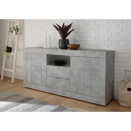 Sideboard Inosign "Urbino" Sideboards grau (beton) Breite 184 cm