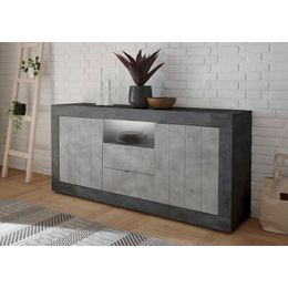 Sideboard Inosign "Urbino" Sideboards grau (schieferfarben, beton) Sideboards Breite 184 cm