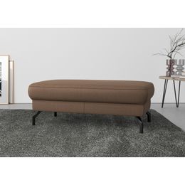 Sit & More Hockerbank SIT & MORE "Cinturo", braun, B:131cm H:48cm T:67cm, Hocker, mit Federkern, Sitzh&ouml;he 48 cm