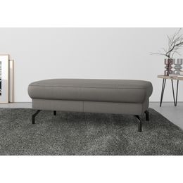 Sit & More Hockerbank SIT & MORE "Cinturo", grau, B:131cm H:48cm T:67cm, Hocker, mit Federkern, Sitzh&ouml;he 48 cm