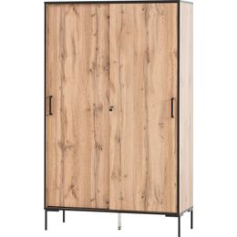 Aktenschrank Schildmeyer "Serie 2000" Schränke Gr. B/H/T: 100,1 cm x 163,8 cm x 41,0 cm, 2 St., braun (eiche landhausfarben) Aktenschränke Breite 100,1 cm