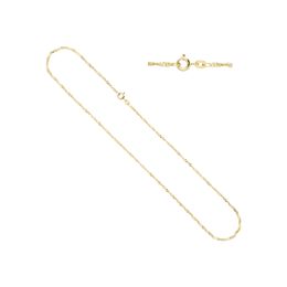 Goldkette Jobo Halsketten Gr. Gelbgold 585, Länge: 45 cm, gelb (gelbgold 585) Damen Goldketten Singapurkette 585 Gold 45 cm 1,8 mm