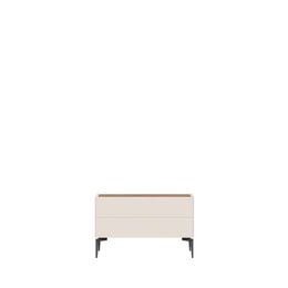 TV-Board Places of Style "Sky45" Sideboards Gr. B/H/T: 90 cm x 37 cm x 47 cm, Breite 90 cm, 2, beige (cashmere farbe) Lackiert mit wasserbasiertem UV-Lack