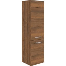 Midischrank Marlin "3040" Schränke Gr. B/H/T: 40 cm x 148,8 cm x 35 cm, rechts, 2 St., braun (eiche struktur braun) Bad-Midischrank Breite 40 cm