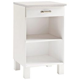 Unterschrank Home Affaire "Alby", weiß, B:50cm H:85cm T:50cm, Schränke, Breite 50 cm, 1 Schubladen, 1 Fach