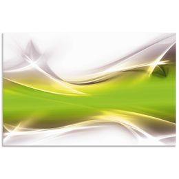 Küchenrückwand Artland "Kreatives Element" Spritzschutzwände Gr. B/H: 100 cm x 65 cm, grün Küchendekoration Alu Spritzschutz mit Klebeband, einfache Montage