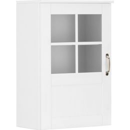 Hängeschrank Home Affaire "Alby", weiß, B:50cm H:75cm T:29cm, Schränke, Breite 50 cm, 1 Tür