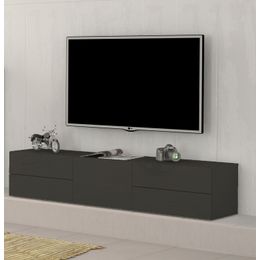 Lowboard Inosign "Metis" Sideboards Gr. B/H/T: 170 cm x 35,2 cm x 40 cm, grau (anthrazit hochglanz) Breite 170 cm