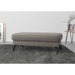 Sit & More Hockerbank SIT & MORE "Cinturo", braun (schlamm), B:131cm H:48cm T:67cm, Hocker, mit Federkern, Sitzh&ouml;he 48 cm