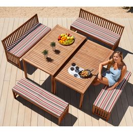 Garten-Essgruppe Merxx "Hawaii" Sitzmöbel-Sets braun Outdoor Möbel Akazienholz FSC 100 % Bestseller