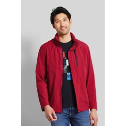 Langjacke Bugatti, Herren, Gr. 50, rot, 100% Polyester, Casual, regular fit, Manschette, Jacken, mit wasserabweisender Funktion