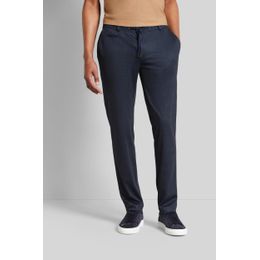 Chinohose Bugatti Gr. 36, Länge 34, blau (marine) Herren Hosen mit Flexcity-Ausstattung