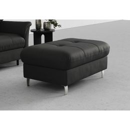 Sit & More Hocker SIT & MORE "Marano", grau (anthrazit), B:102cm H:43cm T:67cm, 100% Polyester, Hocker, Hocker, mit Stauraum