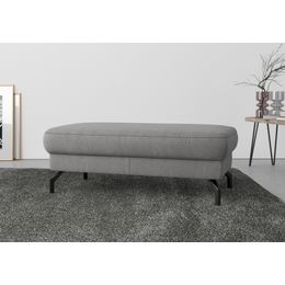 Sit & More Hockerbank SIT & MORE "Cinturo", grau, B:131cm H:48cm T:67cm, Hocker, mit Federkern, Sitzh&ouml;he 48 cm