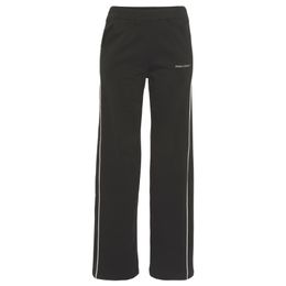 Loungehose Lascana Gr. 44/46, N-Gr, schwarz Damen Hosen Freizeithosen Loungeanzug